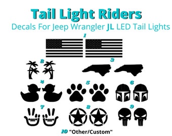 Tail Light Decal | Etsy