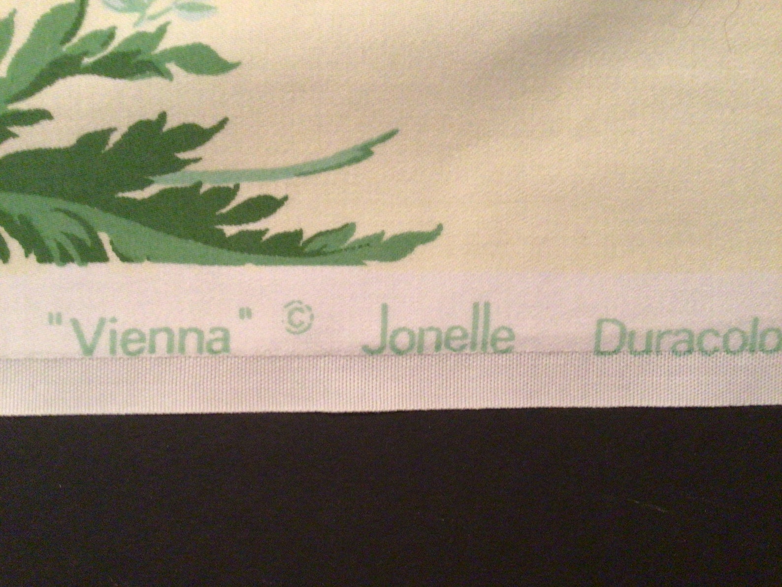 Jonelle Duracolour Fabric “vienna” Salesman’s Sample 34.5” X 26 ...