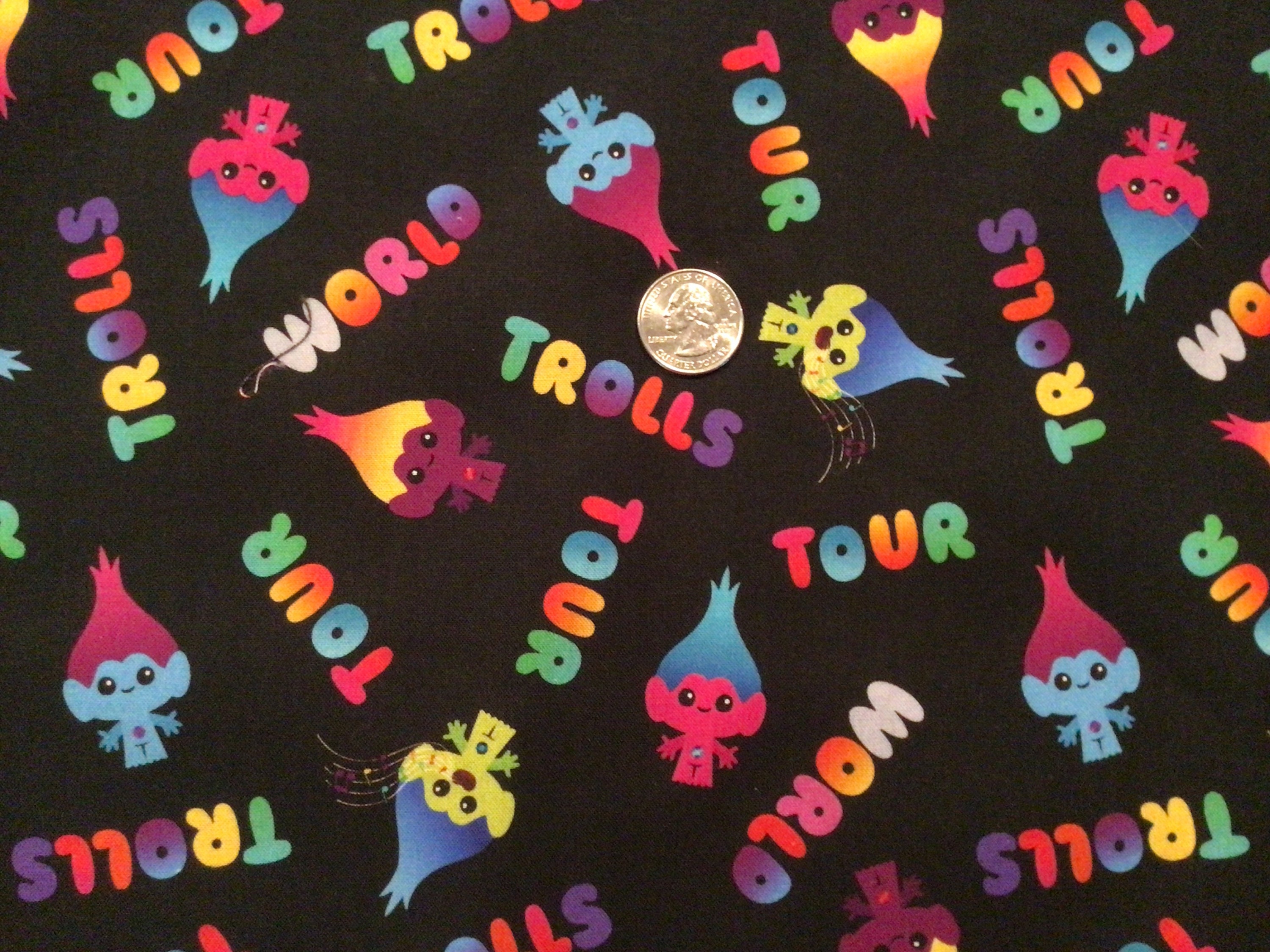 Trolls World Tour Fabric Fabric Yard Goods Youth Fabric Material - Etsy