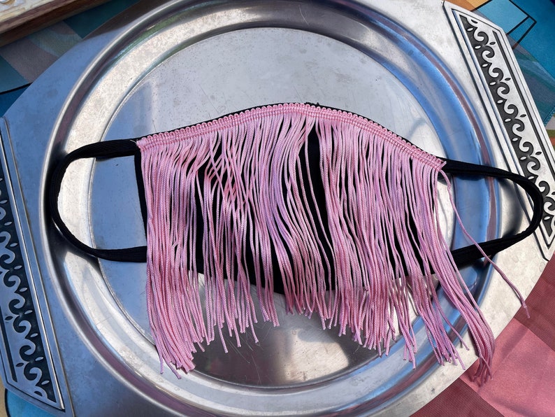 Fringe Face Mask | Etsy