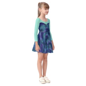 Mercat Mermaid Dress: Gabby's Costume for Toddlers Halloween - Etsy
