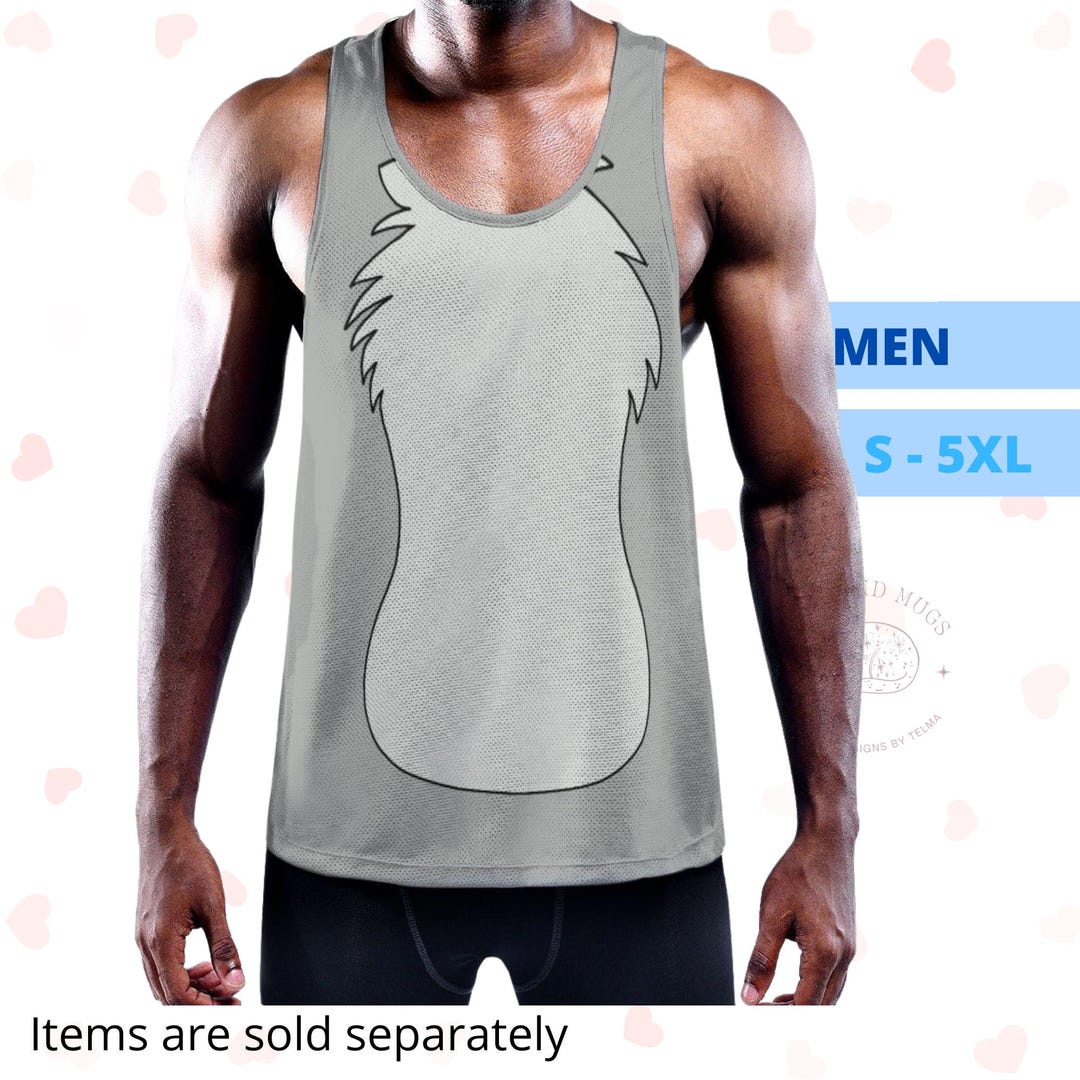 Lady and the Tramp Men's Slim Y-back Tank Top: Marathon Cosplay - Etsy