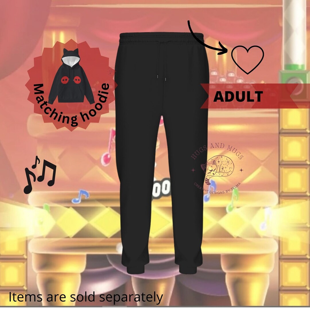 Halloween Ninji Gamer Sweatpants: Adult Cosplay Costume - Etsy