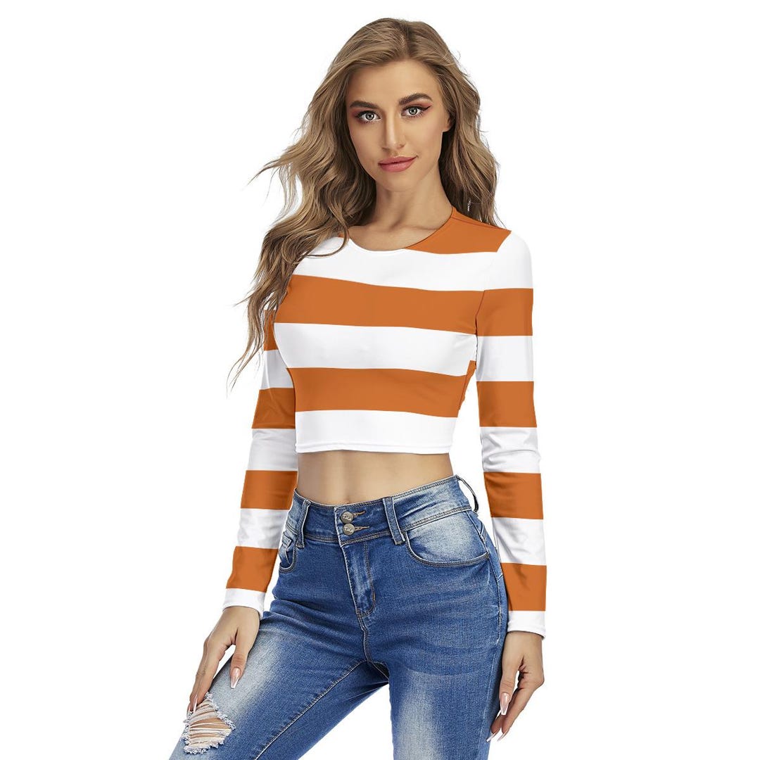 Anxiety Character Costume Long Sleeve Crop Top: Halloween Cosplay ...