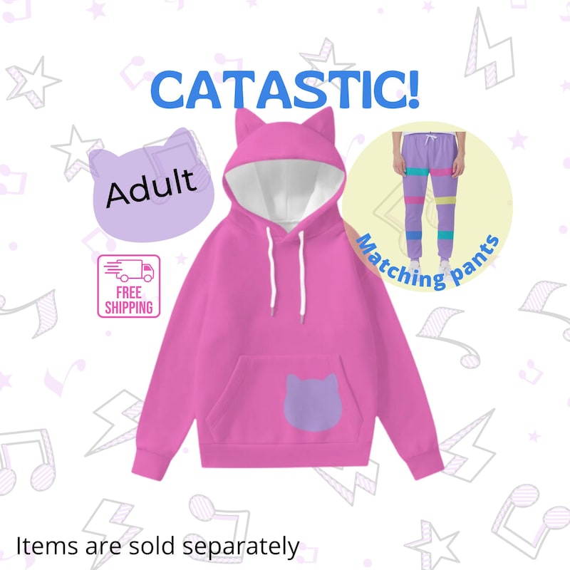 Cat Ears Girls Hoodie - Etsy