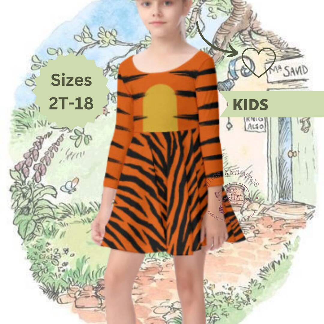 Winnie-the-pooh Tigger Kids Costume Toddler Tiger Costume Tigger Kid's ...