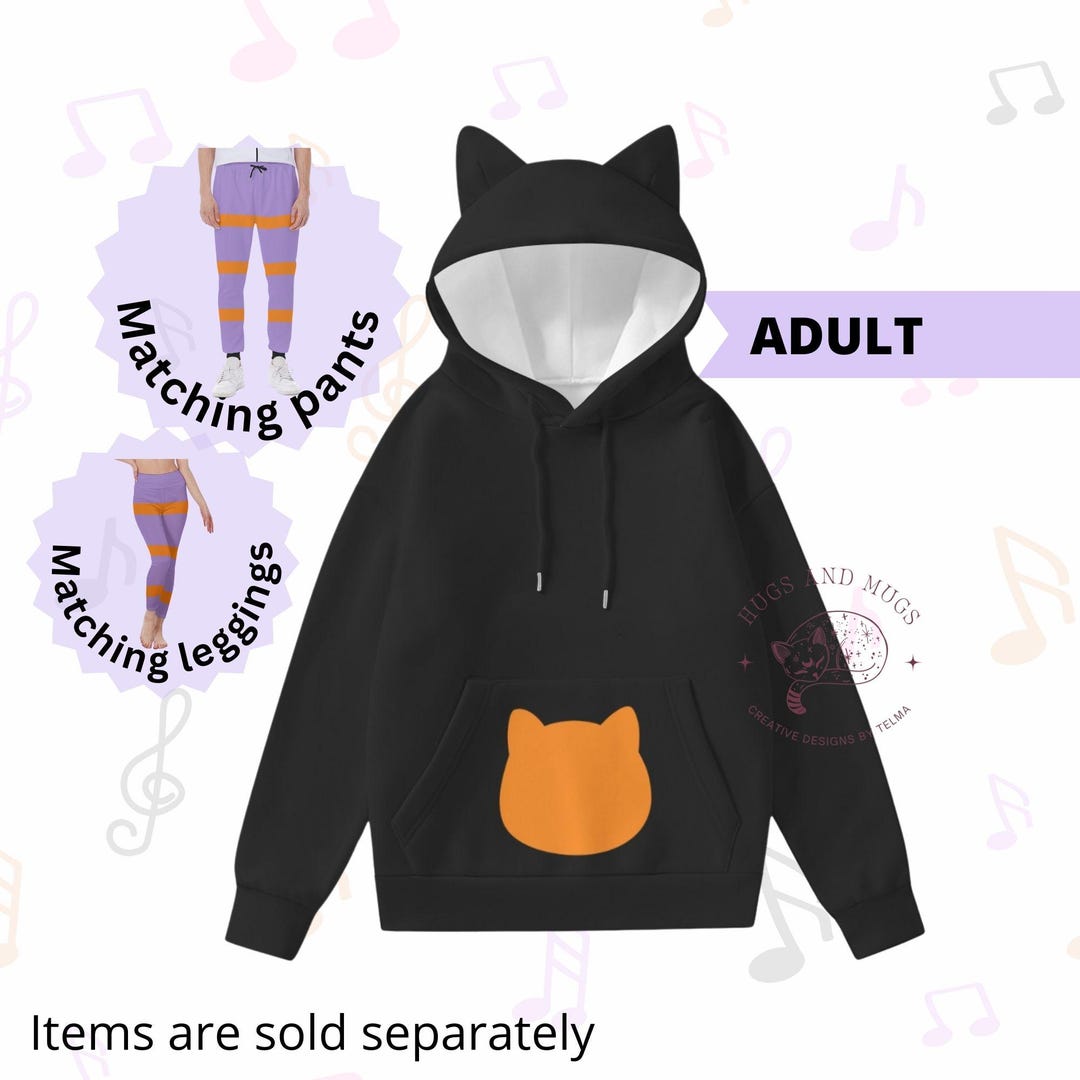 Dj Catnip Halloween Song Costume Adult Hoodie Halloween Family Outfit