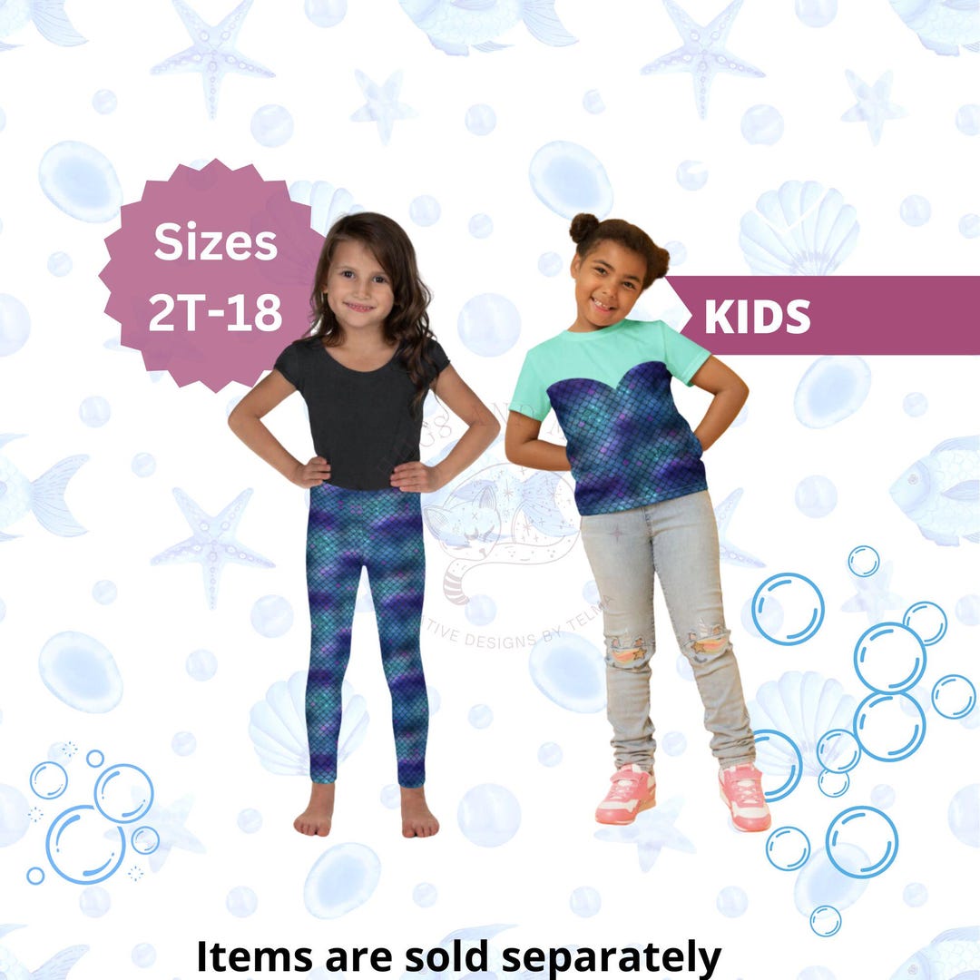 Mercat Costume Mermaid Halloween Outfit Gabby Cats Friends Tshirt and ...