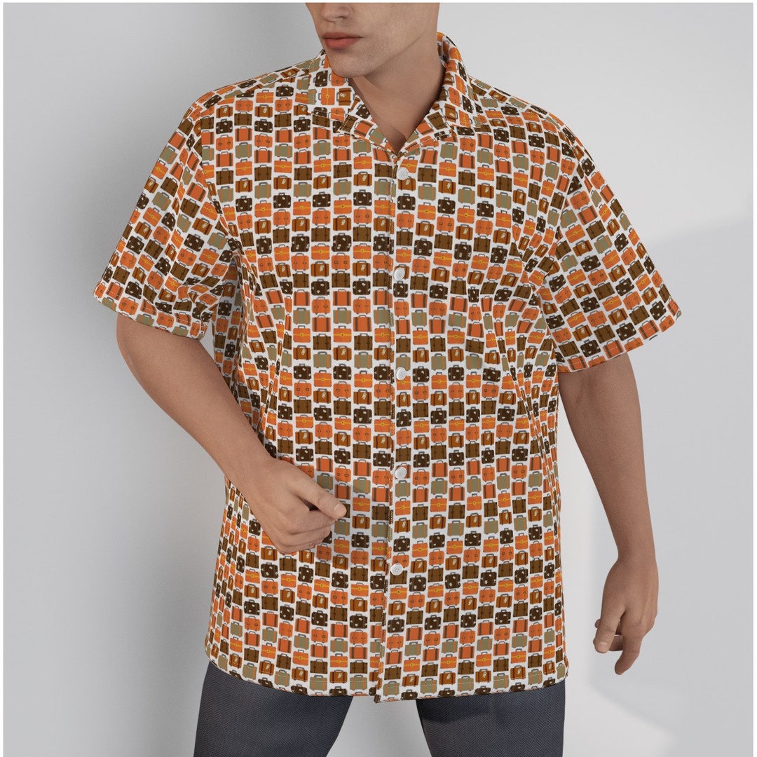 Anxiety Halloween Costume Inside Out Anxiety Men's Hawaiian Shirt for ...