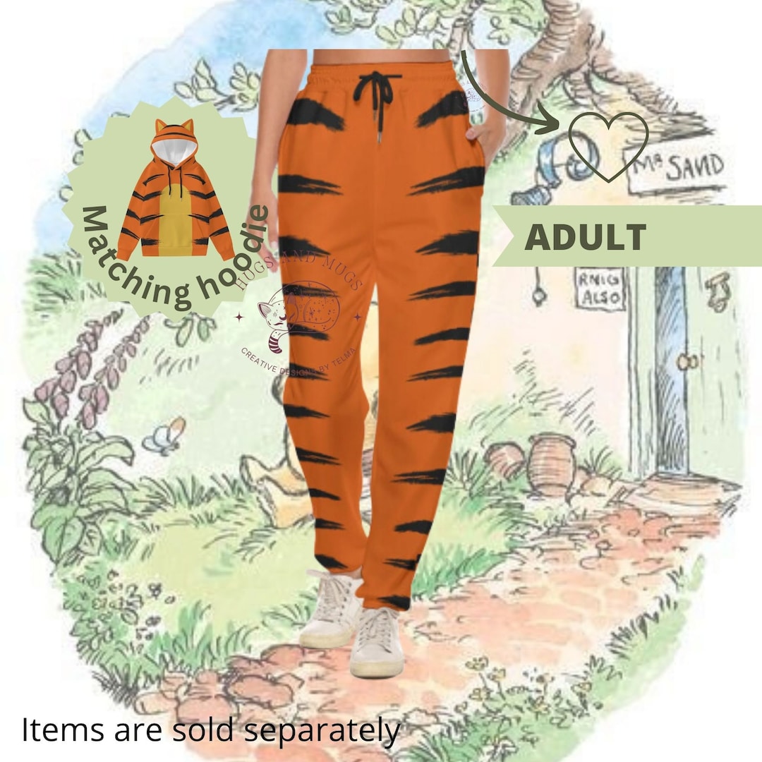 Adult Costume Tigger Cosplay Winnie-the-pooh Costume Halloween Outfit ...