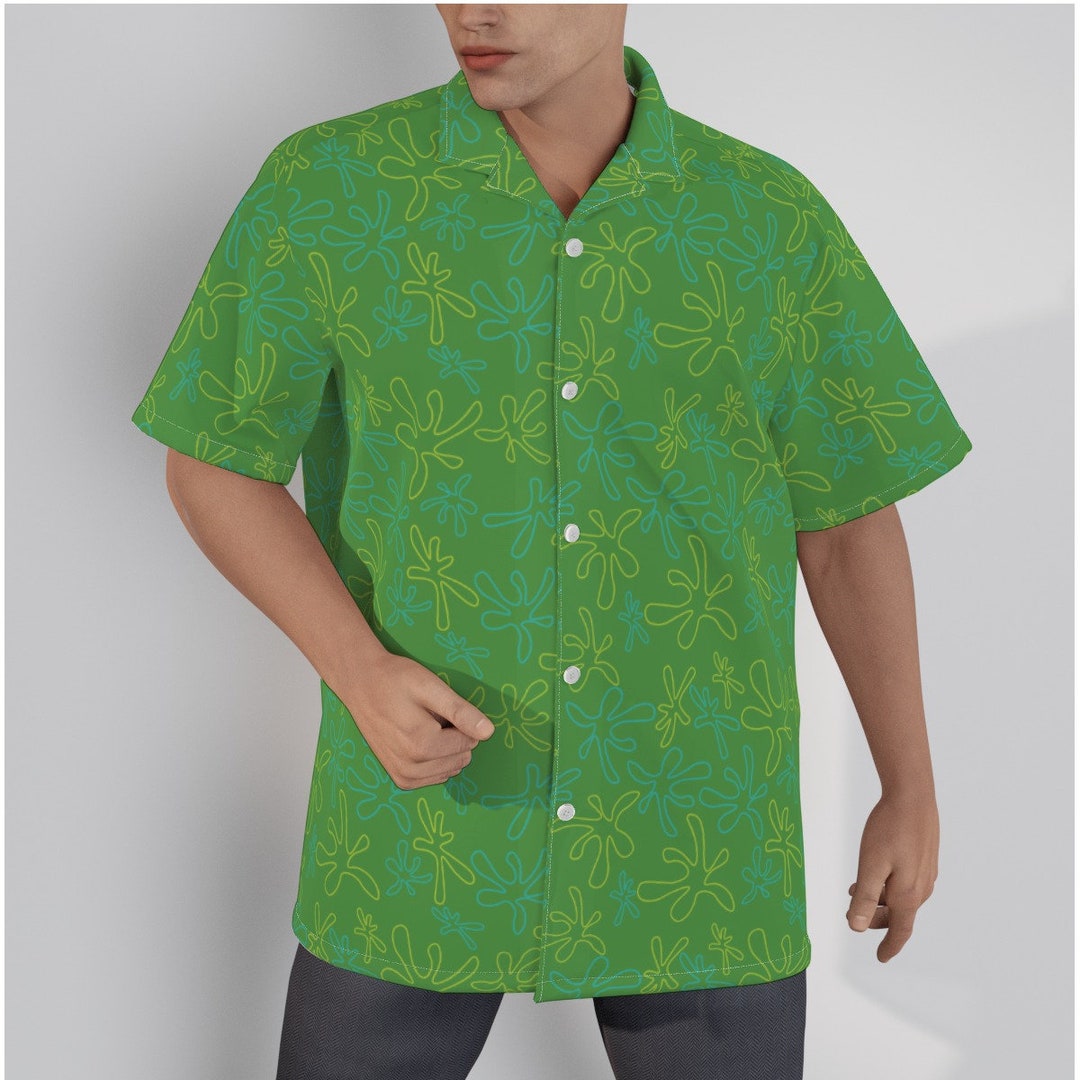 Disgust Hawaiian Shirt: Inside Out Costume, Cosplay Party Outfit - Etsy