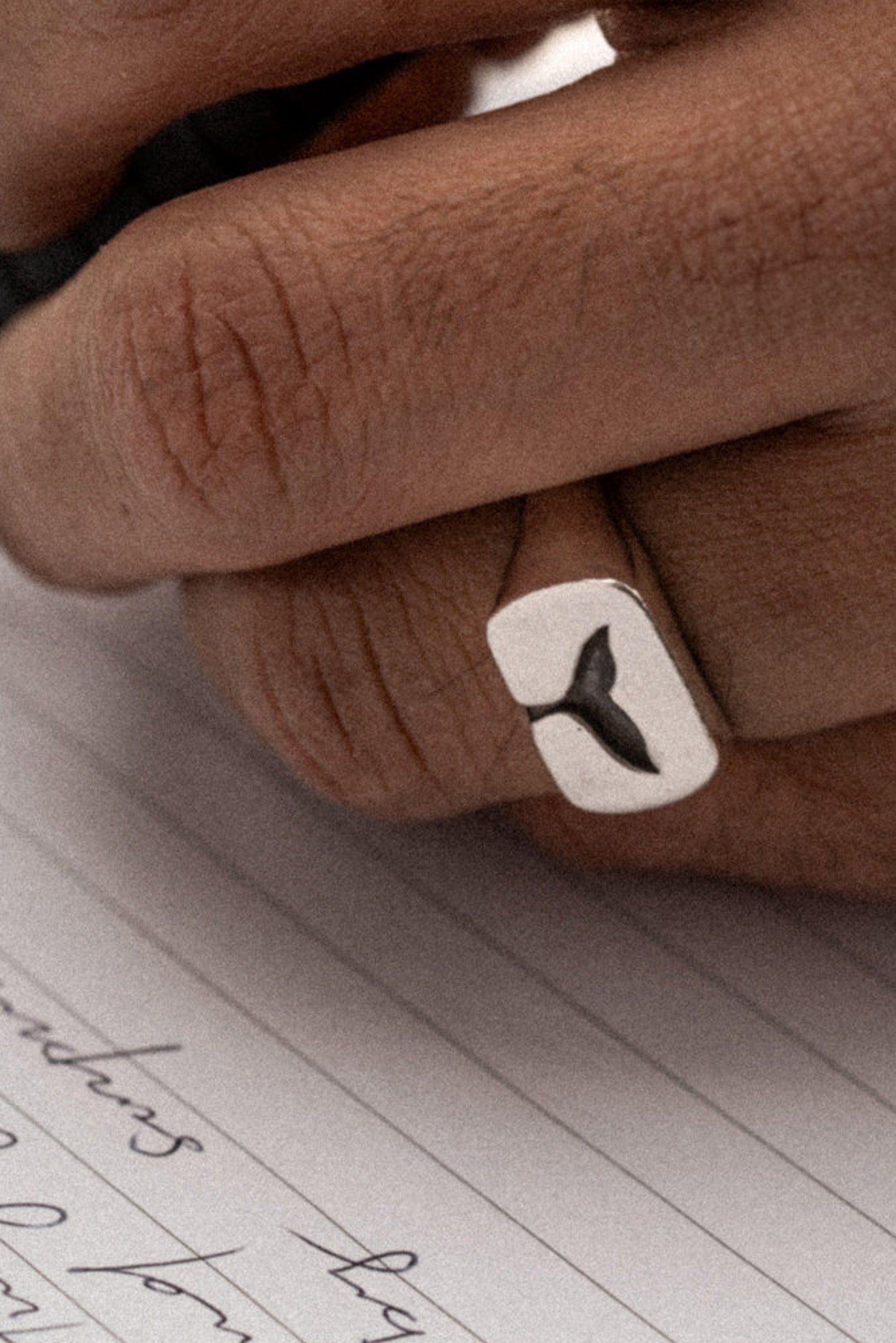 The Buriburi Signet Ring - Whale Tail Design in 925 Sterling Solid Silver - Surf Coast ...