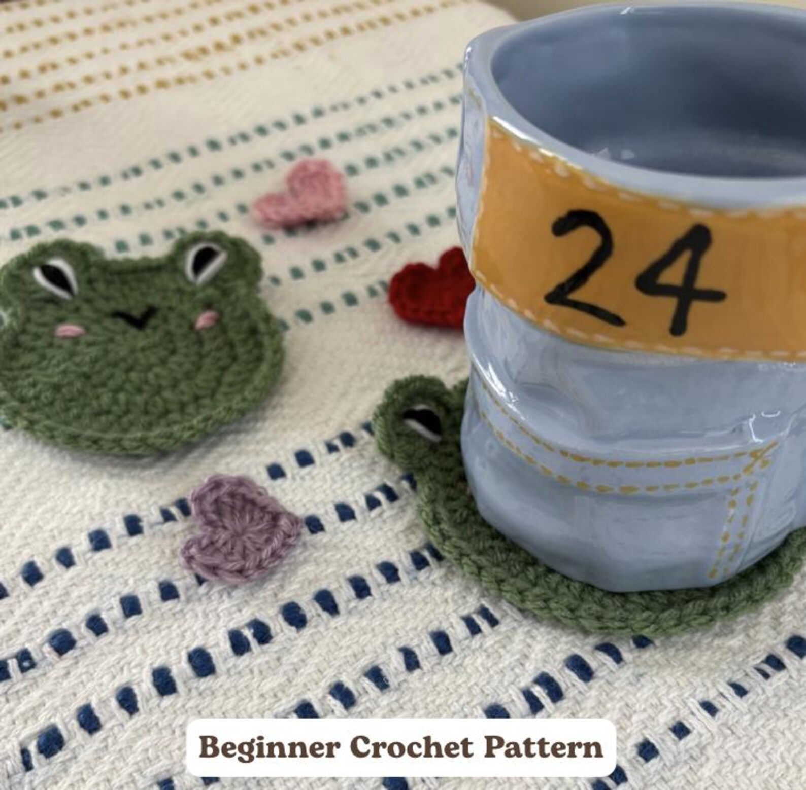Beginner Frog Coaster Crochet Pattern – No-sew | US Terms - Etsy