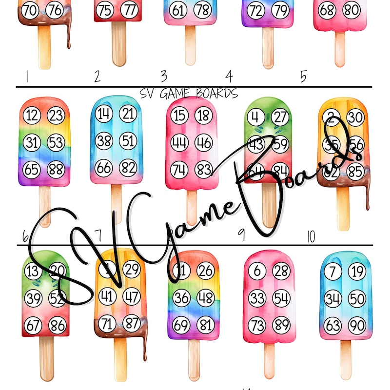 Popsicle Wall Art - Etsy