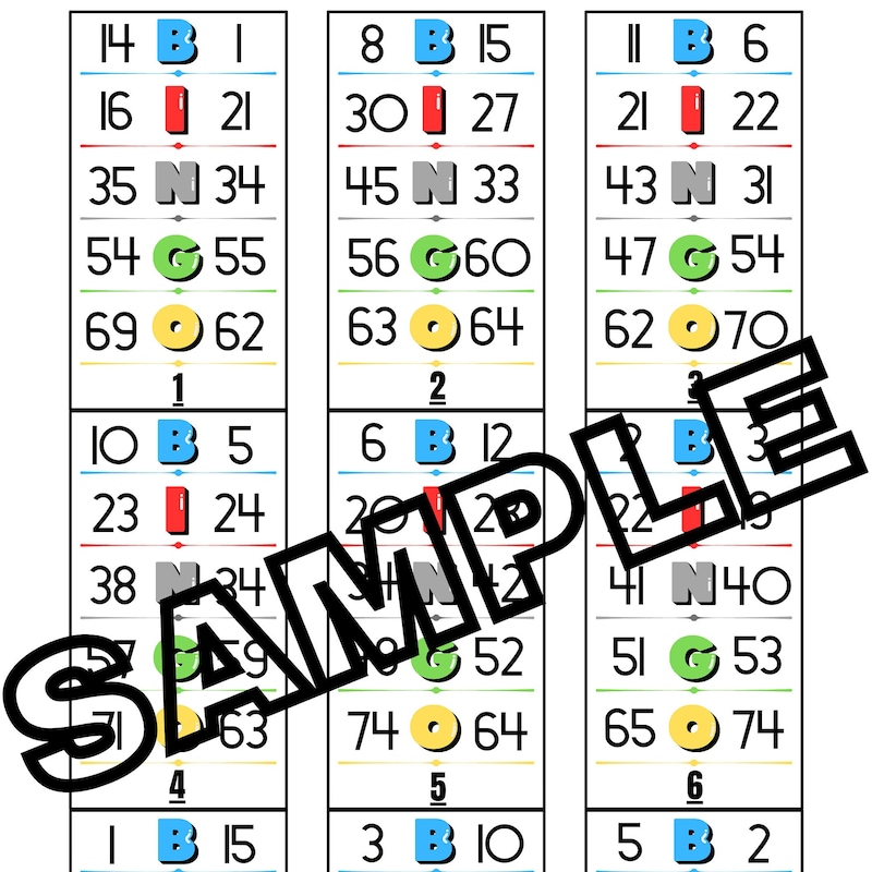 Bingo Cards Holders - Etsy UK