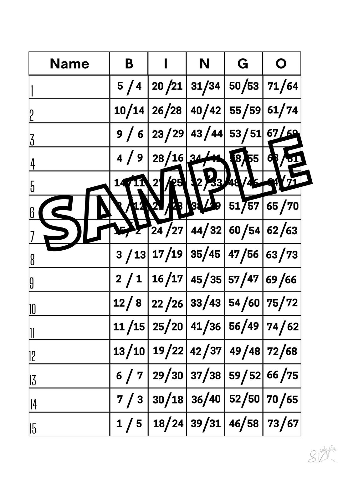 Double Dab Bingo (mixed and Blank) - Etsy