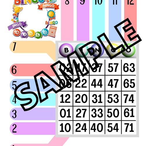 Bingo Square 12 Player 4 Mixed 1 Blank - Etsy
