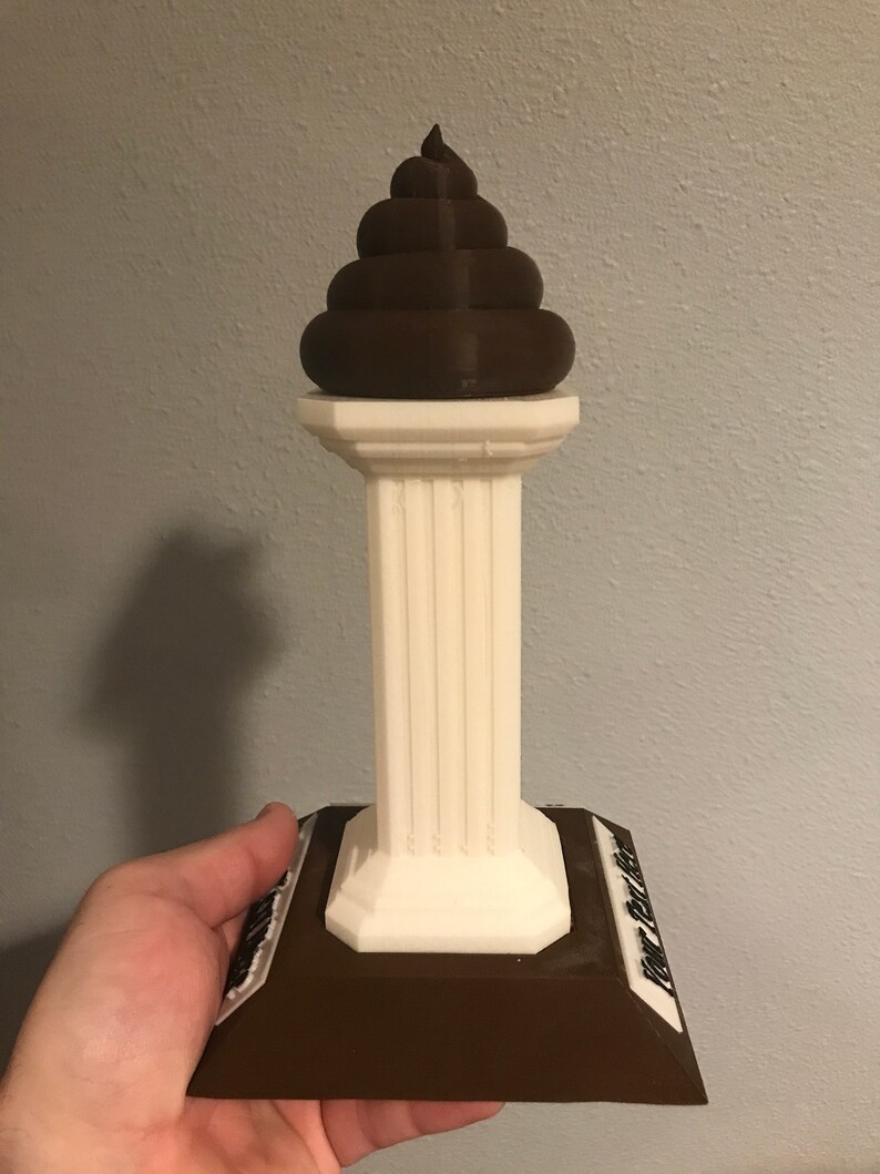 Custom Poop Emoji Award - Etsy