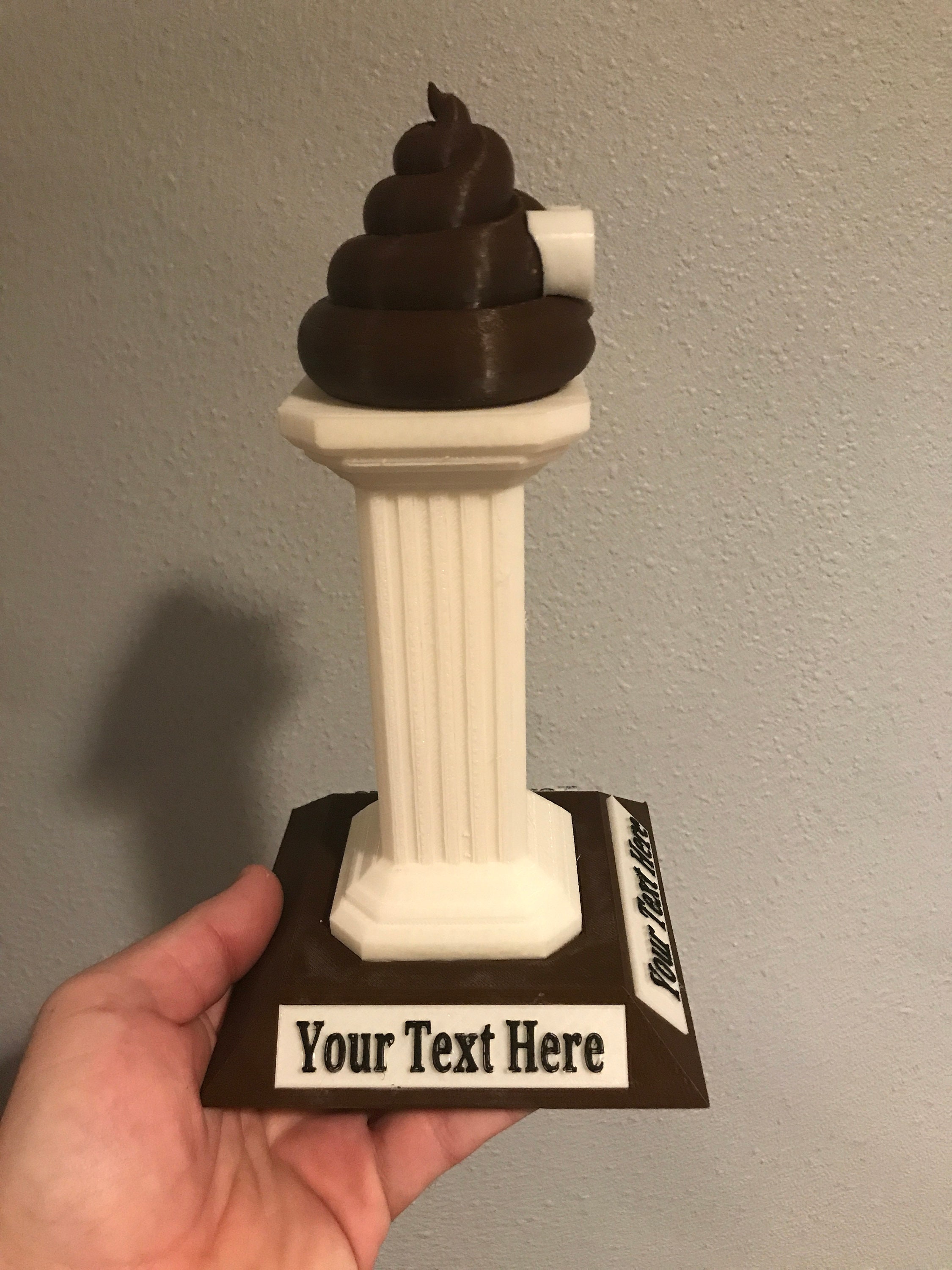 Custom Poop Emoji Award - Etsy