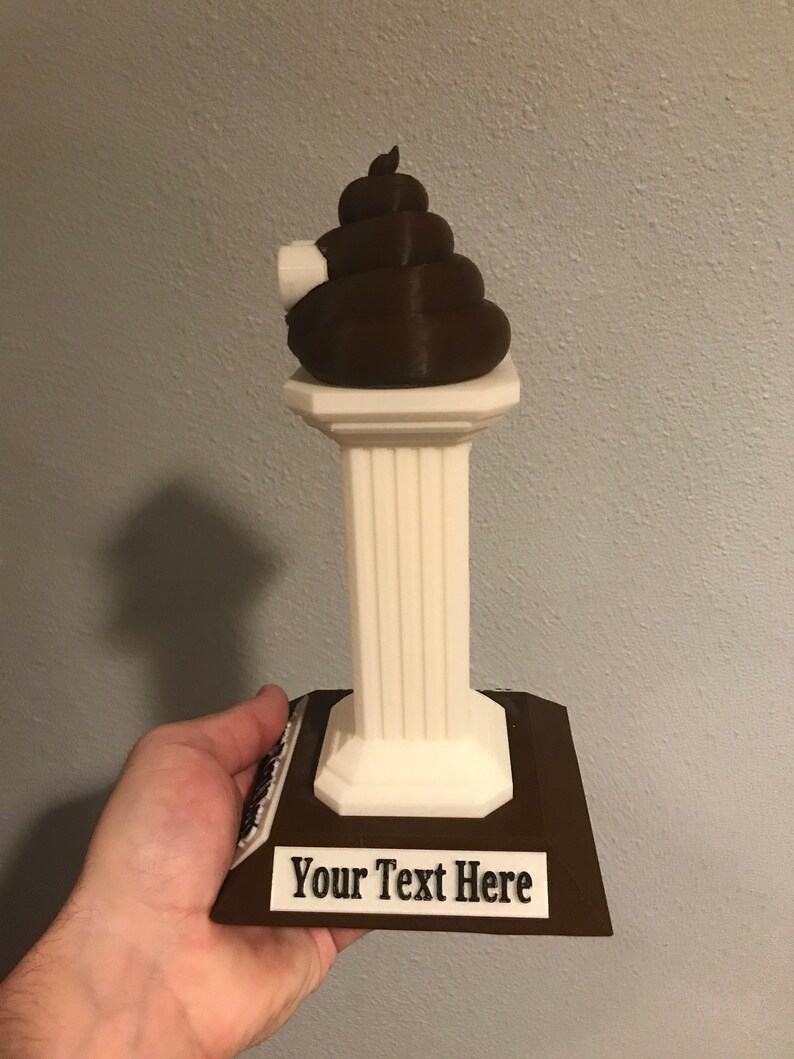 Custom Poop Emoji Award - Etsy
