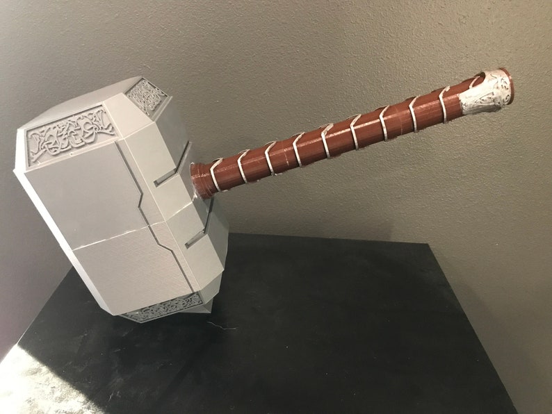 Mjolnir, Thor's Hammer 3D Printed Cosplay - Etsy