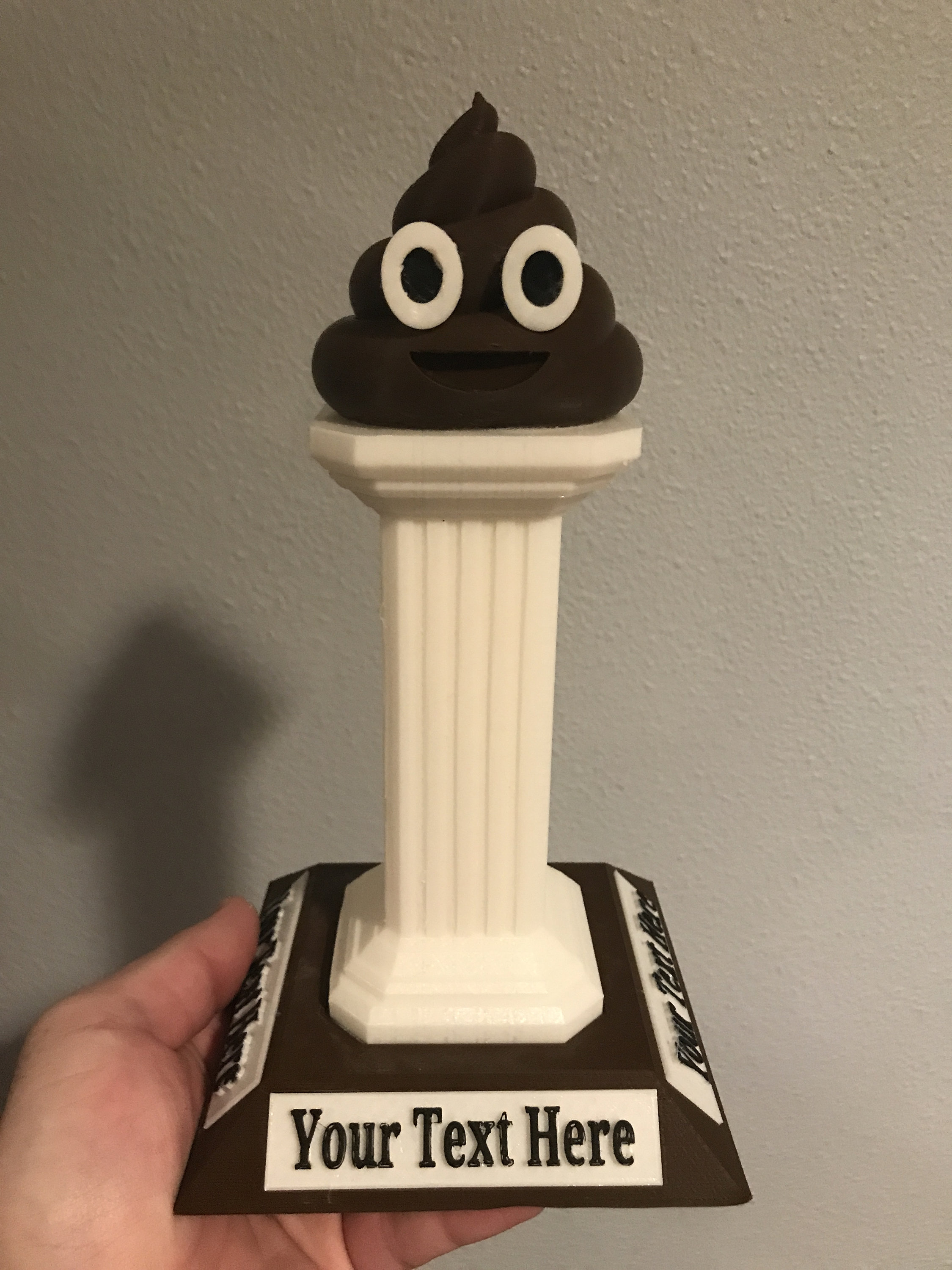 Custom Poop Emoji Award - Etsy