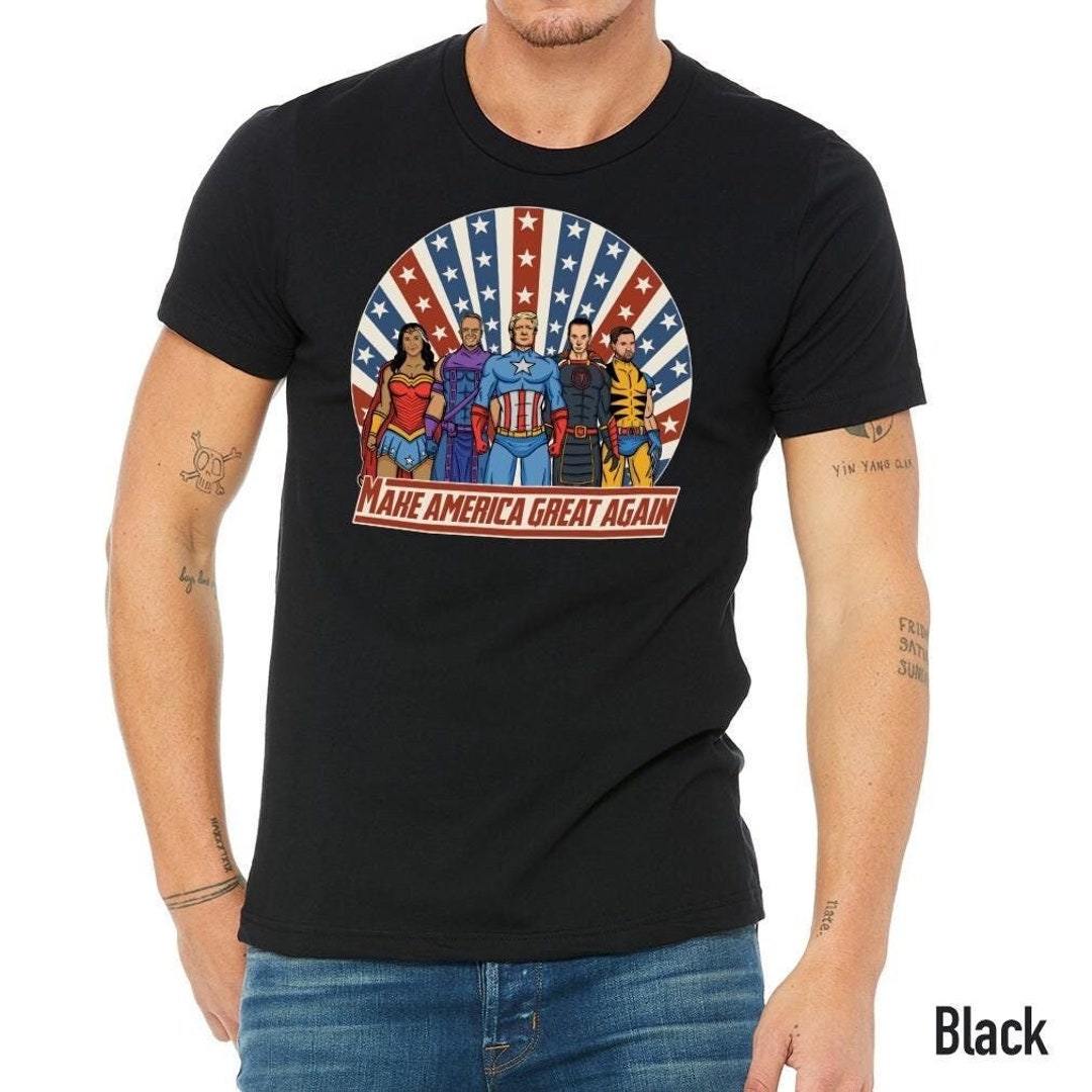 Trump 2024 T-shirt Maga Maha RFK Jr Elon Tulsi JD Vance American ...