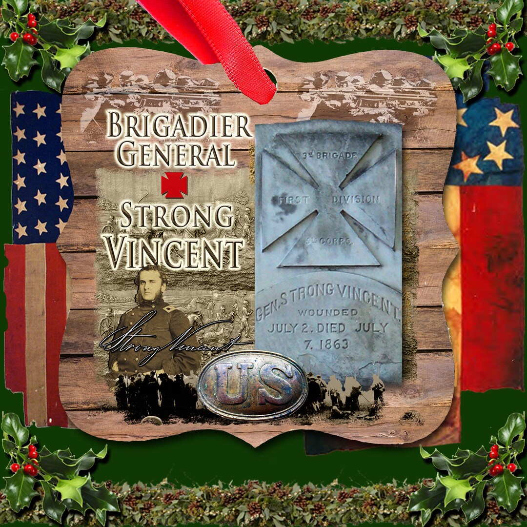 Strong Vincent Marker Gettysburg Pa American Civil War Double - Etsy UK