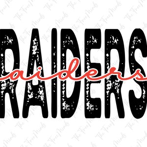 Raiders Distressed Png, Digital Download, Team Spirit Png, Raiders ...