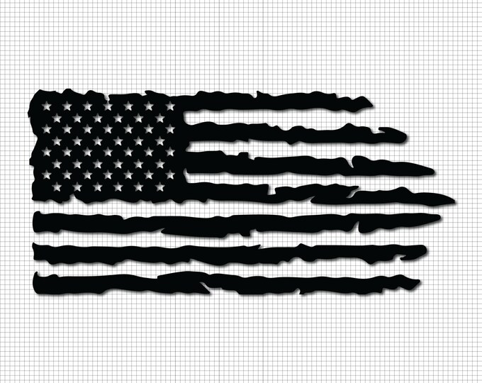 DISTRESSED FLAG SVG, American Flag Svg, Cut File Vector Circuit ...