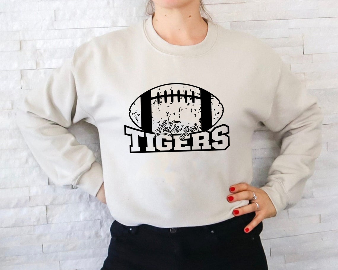Let's Go Tigers Svg Tigers Football Png Digital - Etsy