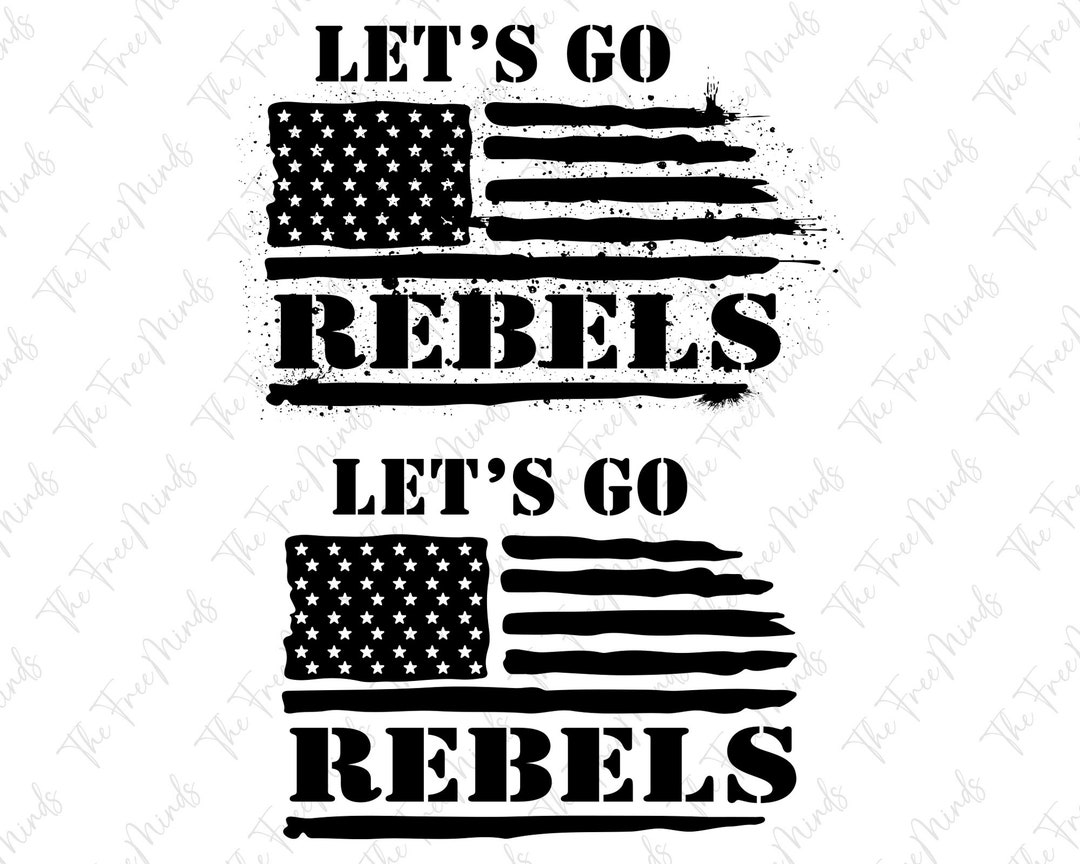Let's Go Rebels Svg Rebels Mascot Svg Printable Game - Etsy