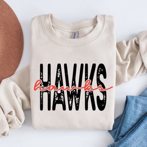 Hawks Svg Cut Files Digital Print Printable Art - Sports Svg Digital ...