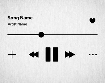 Spotify Buttons Svg | Etsy