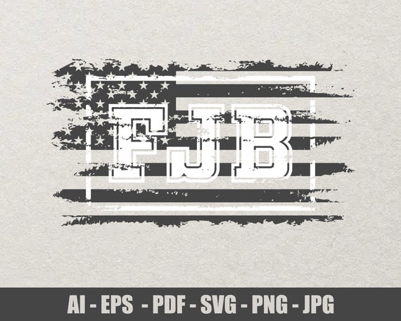 Fjb Svg Let's Go Brandon Svg Png Us Flag Svg Trump Svg - Etsy