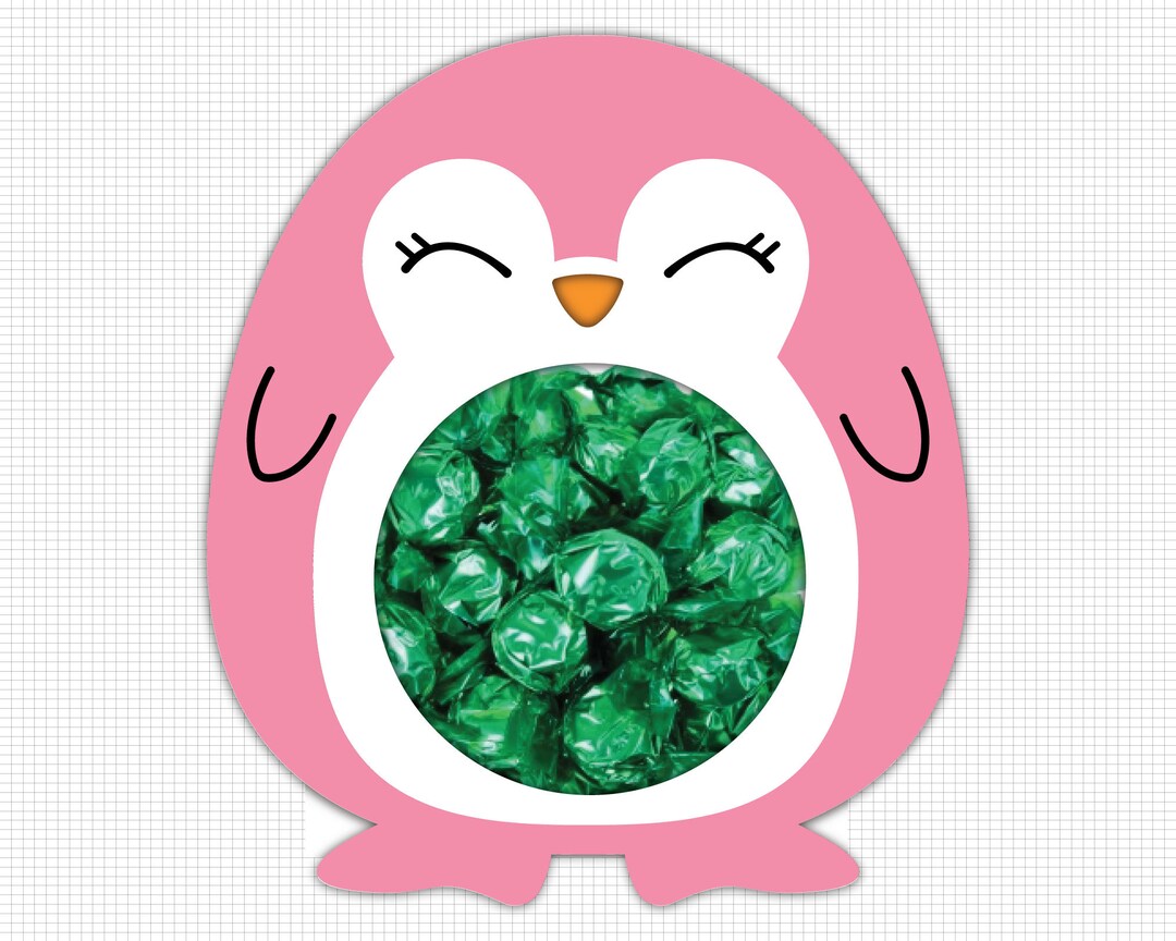 Penguin Candy Ornament, Penguin Candy Holder, Candy Holder Svg, Holiday ...