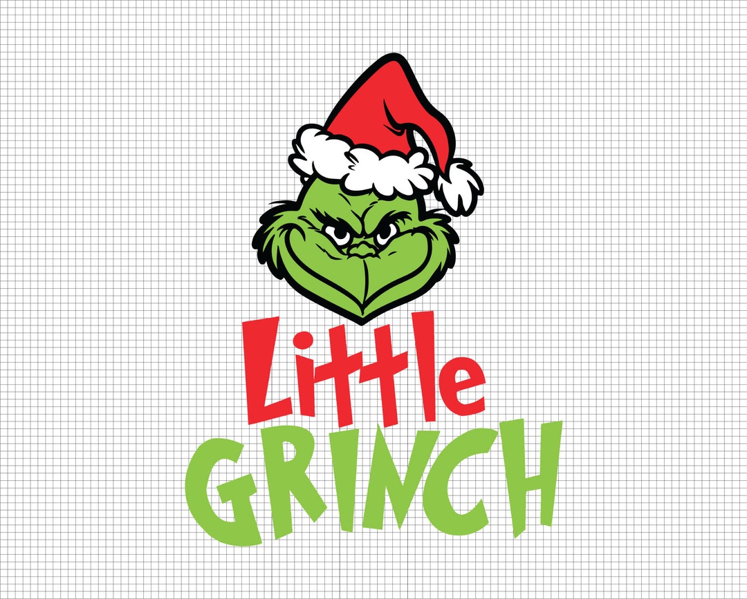 Little Grinch Svg, Grinch Face Svg, Christmas Grinch Svg, Christmas Svg ...