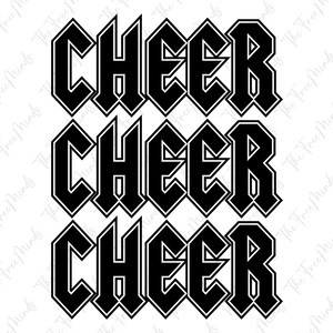 Cheer Svg, Stacked Svg, Printables, Cheerleader Svg, Cheerleading Svg ...