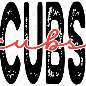 Digital Downloads Cubs Sublimation Svg Designs - High Resolution ...