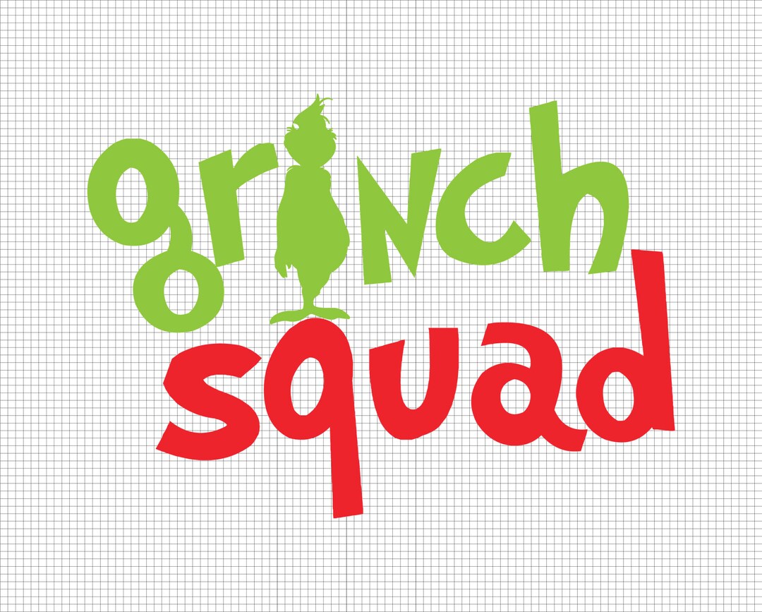Grinch Squad Svg Christmas Grinch Svg Grinch Face Svg - Etsy