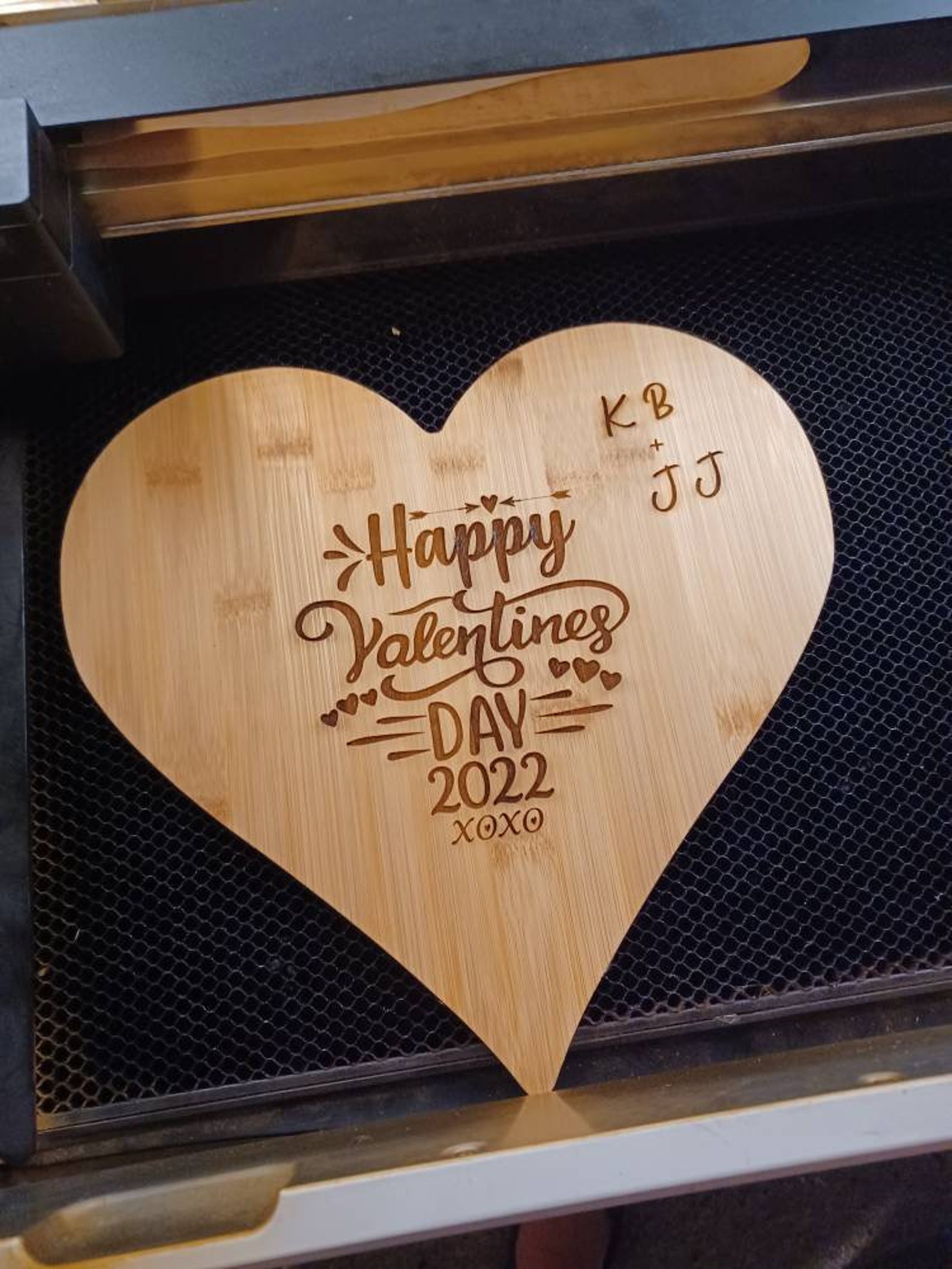 Personalized Heart Shaped Cutting Board Handwritten Recipe - Etsy