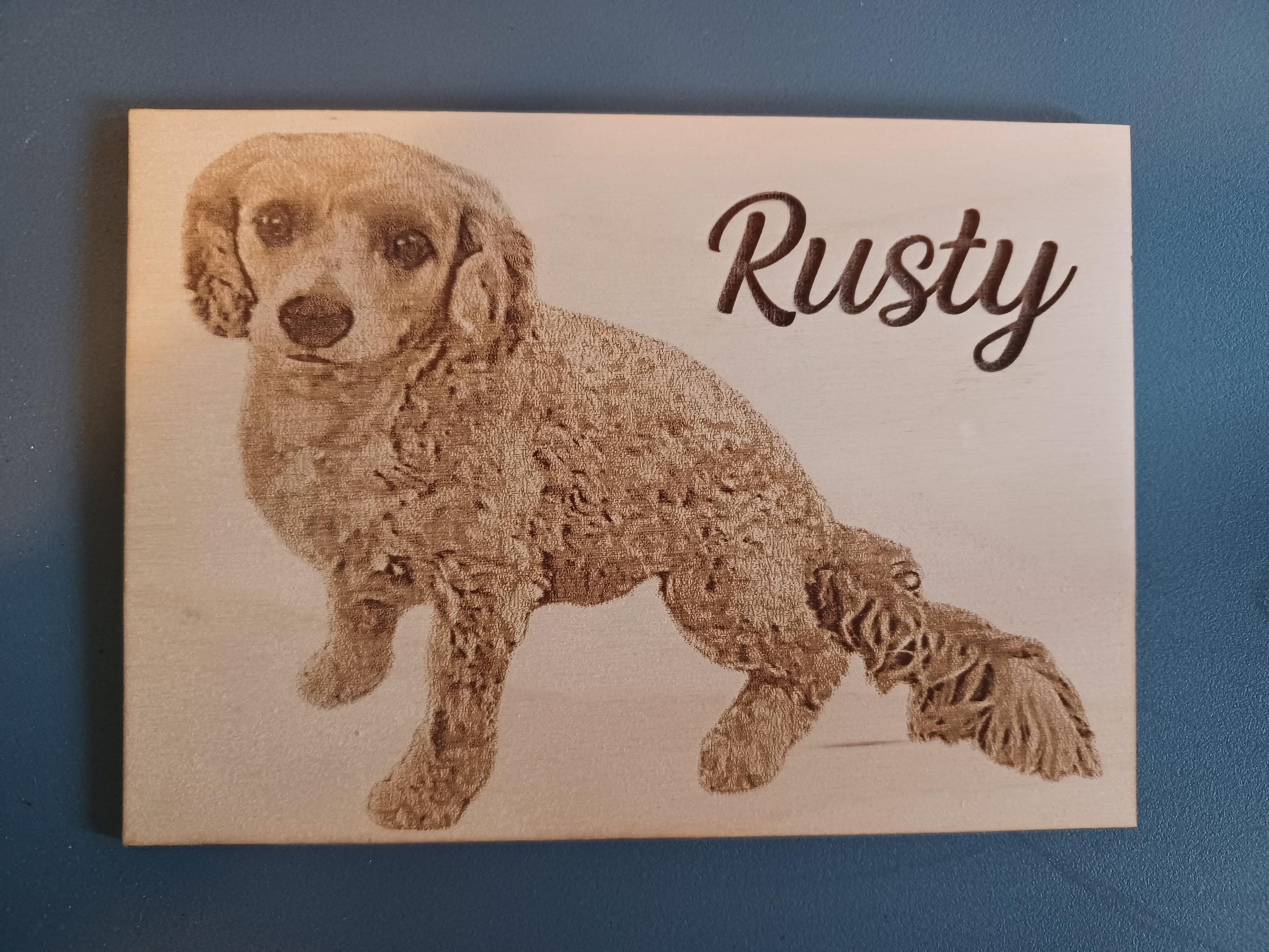 Personalized Laser Engraved Photos (multiple Sizes Available), Perfect ...