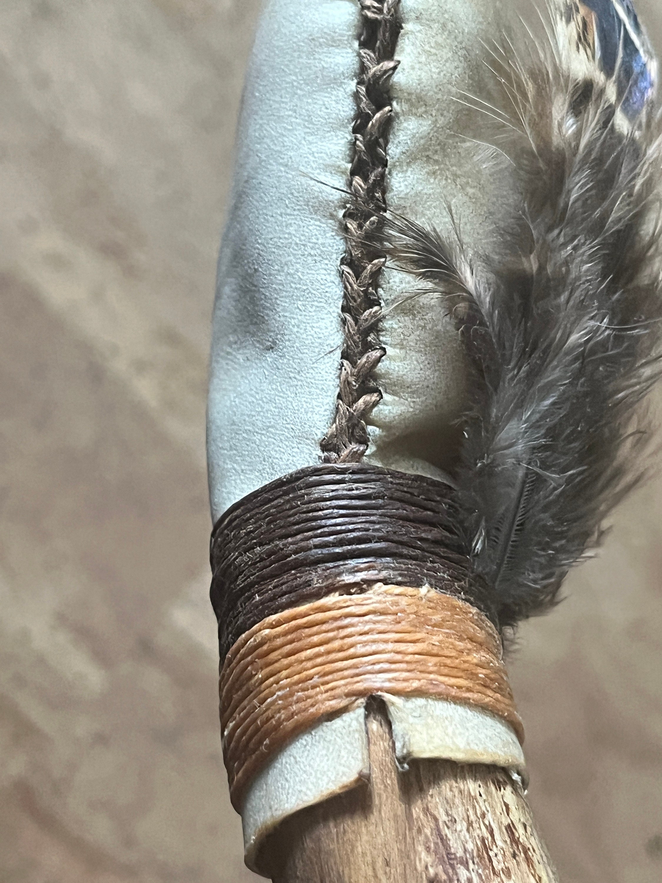 Medicine Rattle bison-moonstone-lin Medicine Rattle - Etsy