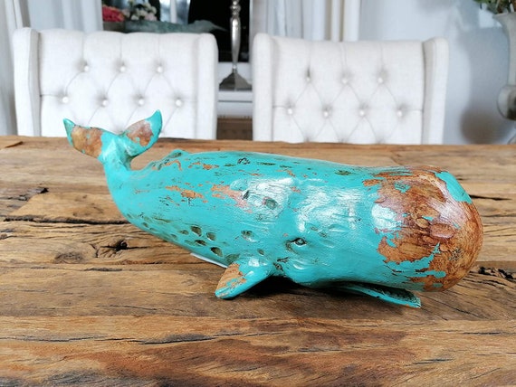 Wal Walfisch Dekofigur Statue Skulptur aus Polyresin Maritim - Etsy.de