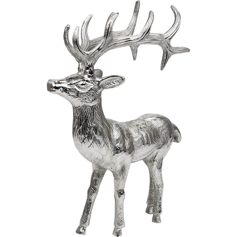 Wunderschãne Deko Hirsch Silber Kik Bild