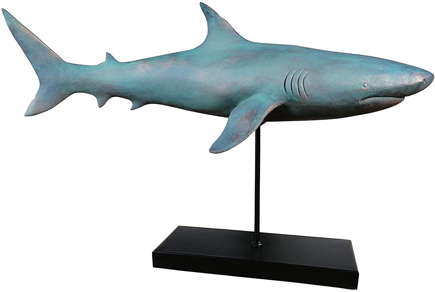 Shark Shark Fish Deco Figure Statue Sculpture Polyresin Modern - Etsy