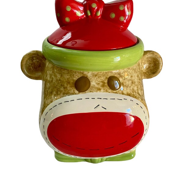 Monkey Cookie Jar - Etsy