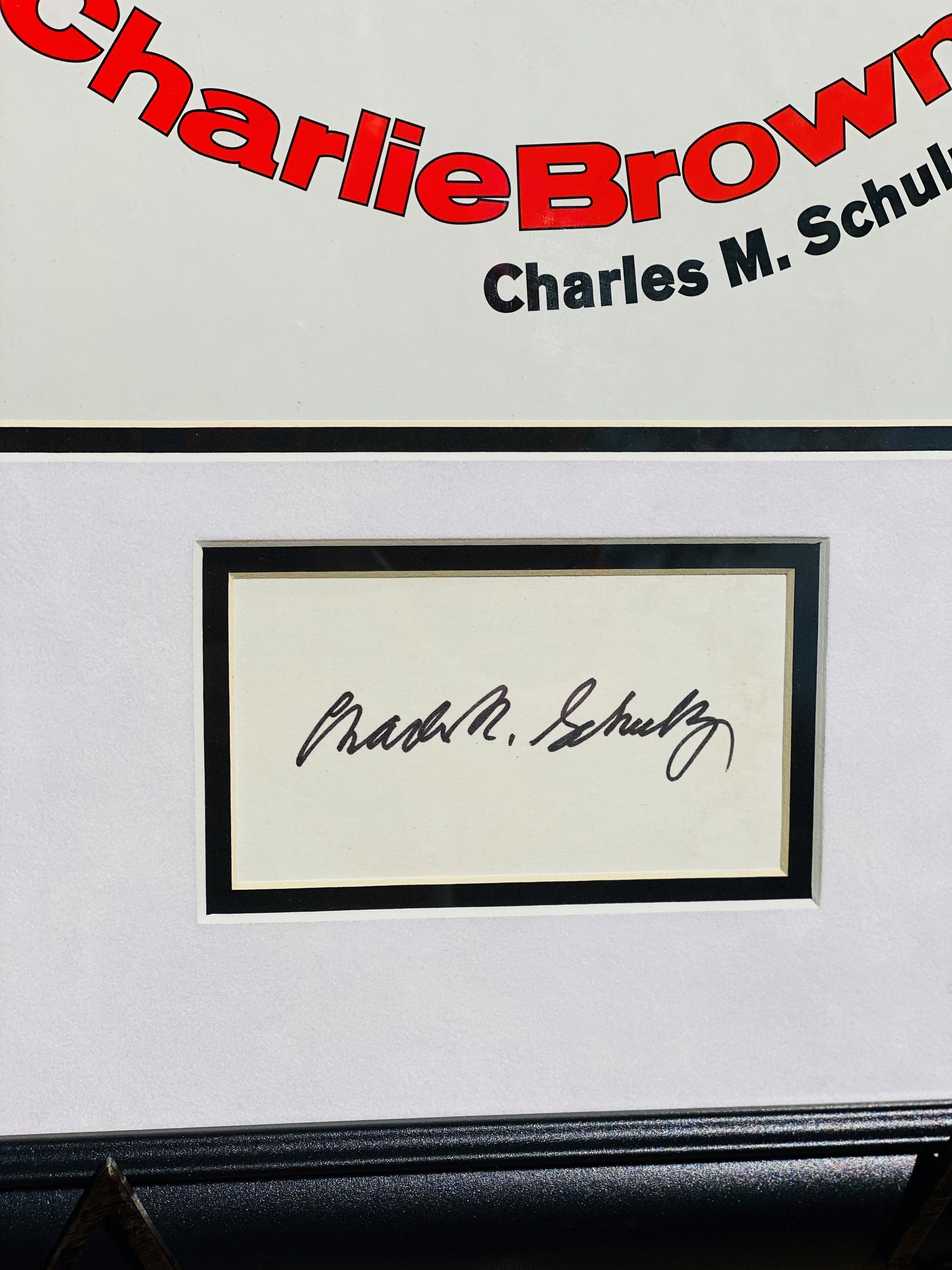 Charles M. Schultz: “A Boy Named Charlie Brown”, Autograph, With ...