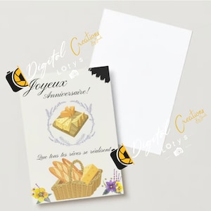 Happy Birthday Card, A French-inspired Birthday Celebration- Joyeux ...