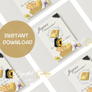 Happy Birthday Card, A French-inspired Birthday Celebration- Joyeux ...